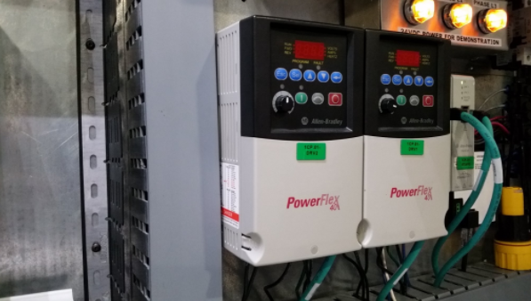 7. Use shielded wire duct to shield the noise from VFD output.